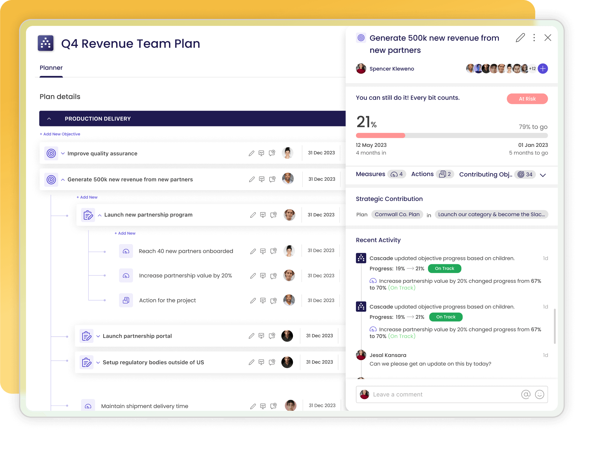 Strategy Software for Planning & Execution | Cascade Strategy