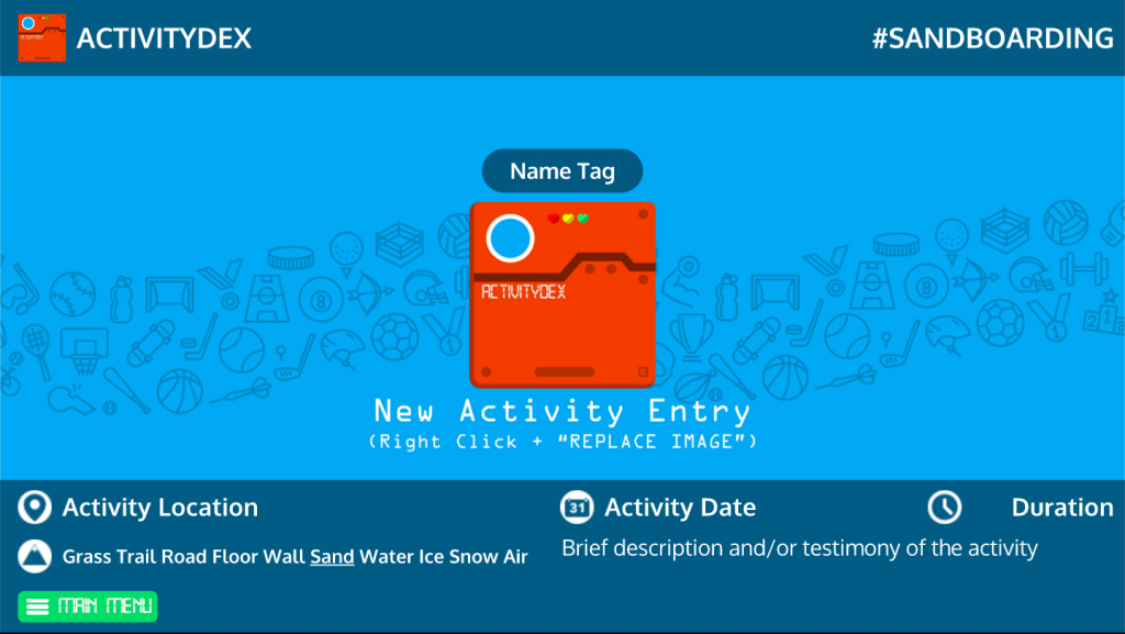 The ActivityDex