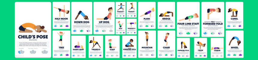 Yoga Pose Cards • PE Resources