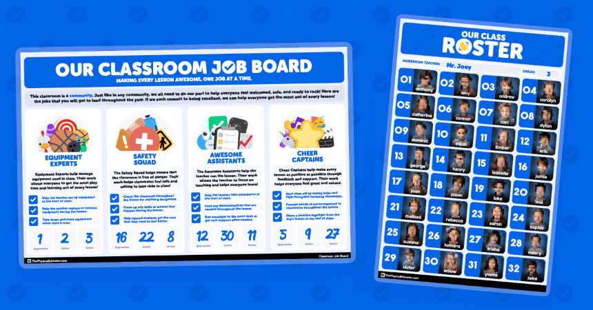 Promoting Responsibility With A Classroom Job Board