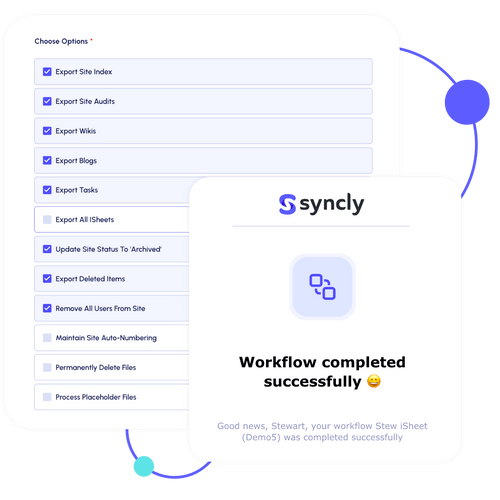 Syncly - Sync & Archive Legal Data