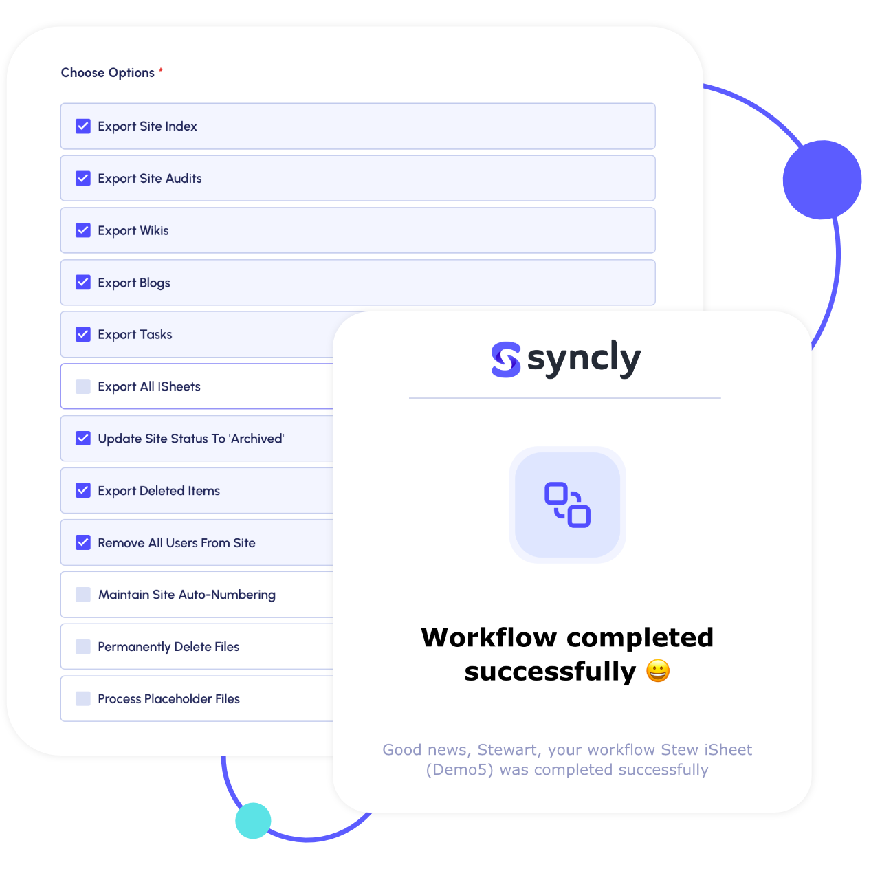 Syncly - Sync & Archive Legal Data