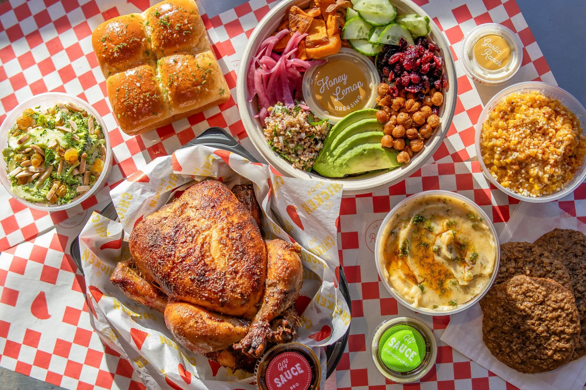 GG's Chicken Shop | Chef Lee Wolen | Rotisserie Chicken, Chicken ...