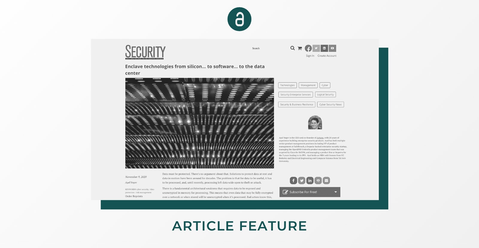 Security Magazine: Enclave technologies from silicon... to software ...