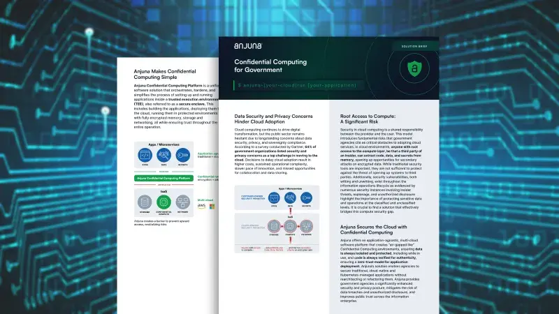 Confidential Computing for Government