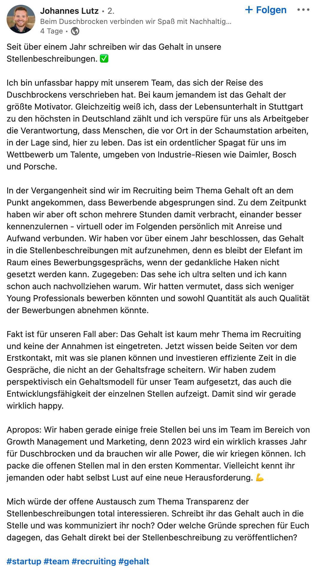 Gehalt in der Stellenanzeige: Wettbewerbsvorteil oder Risiko?