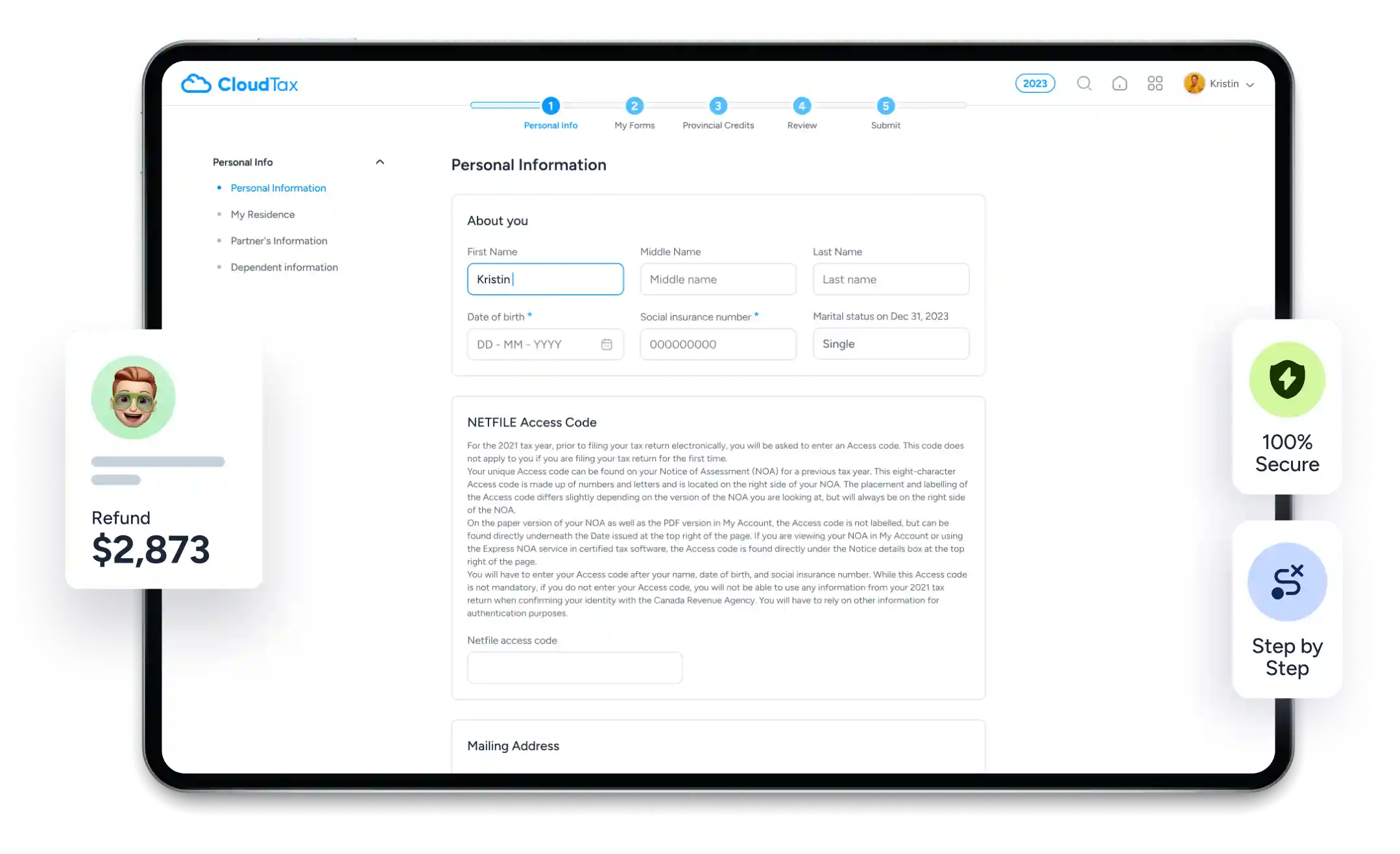 Free Tax Filing Software | Netfile Certified by CRA | CloudTax Canada