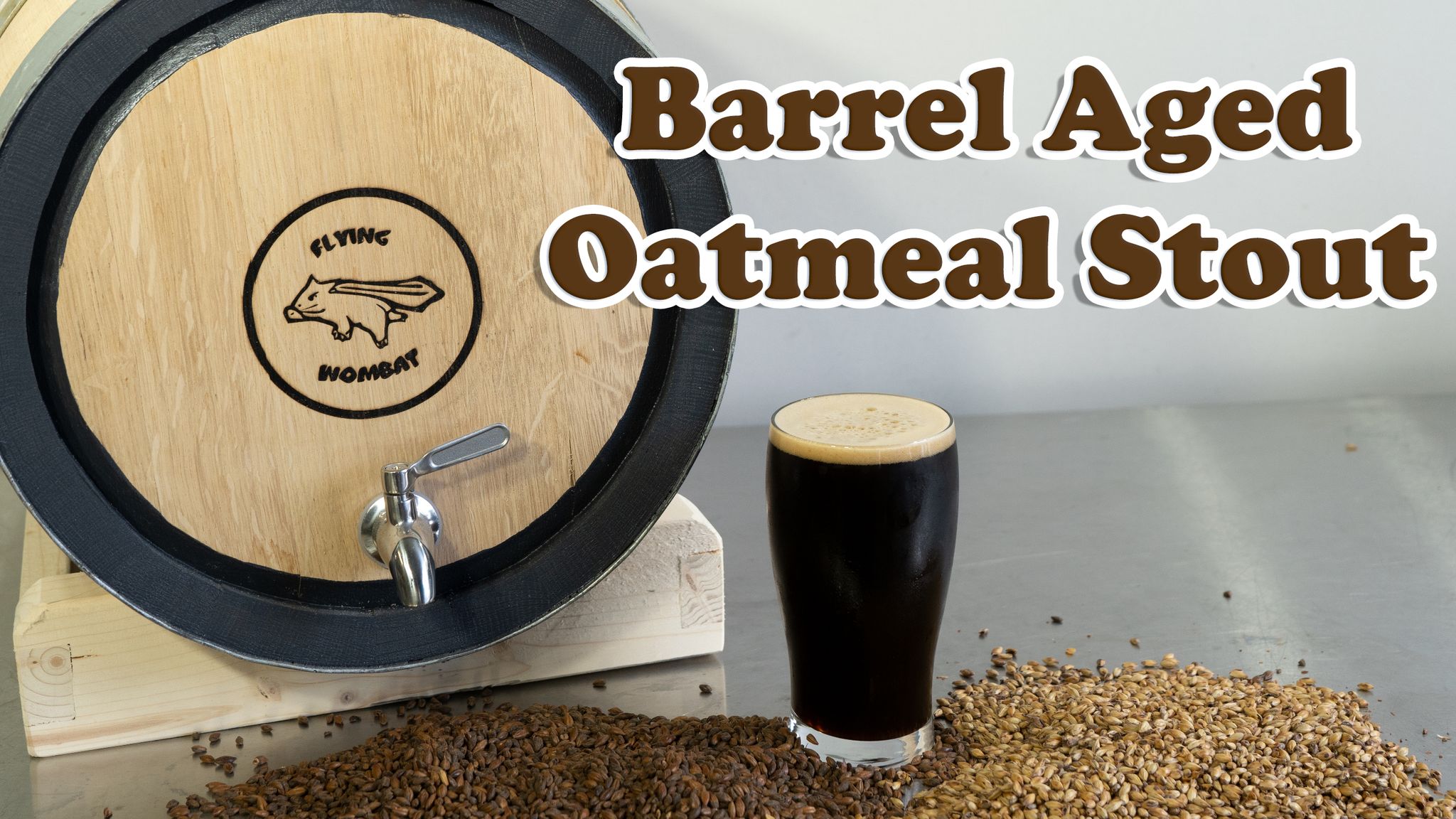 The Flying Wombat | Barrel Aged Oatmeal Stout Recipe