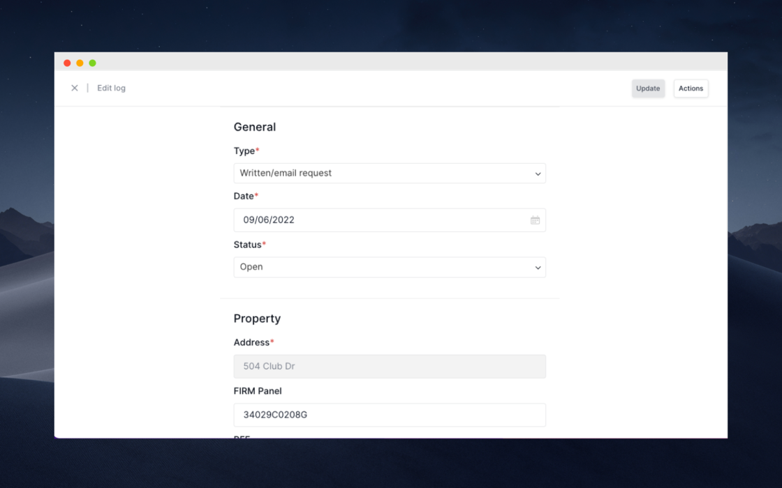 Logs page update - Forerunner