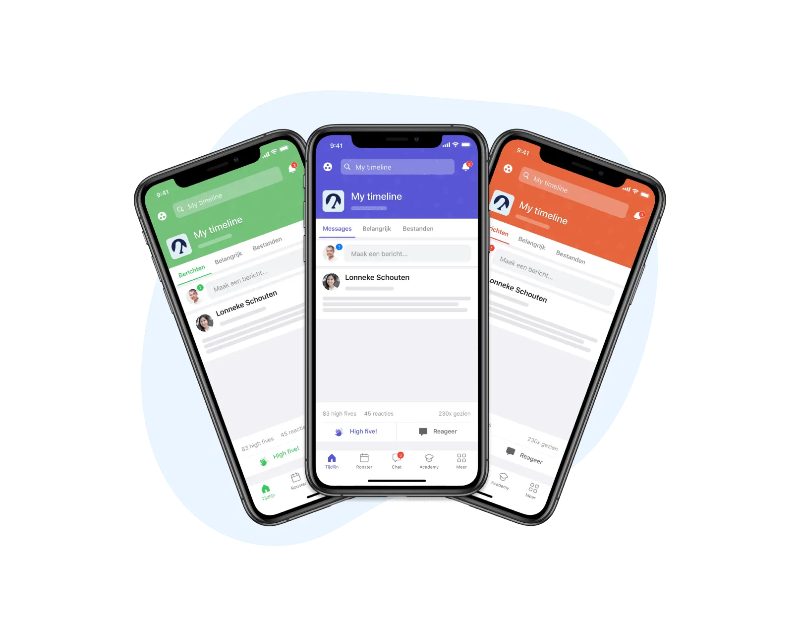 Platform overview of our Employee App | Oneteam