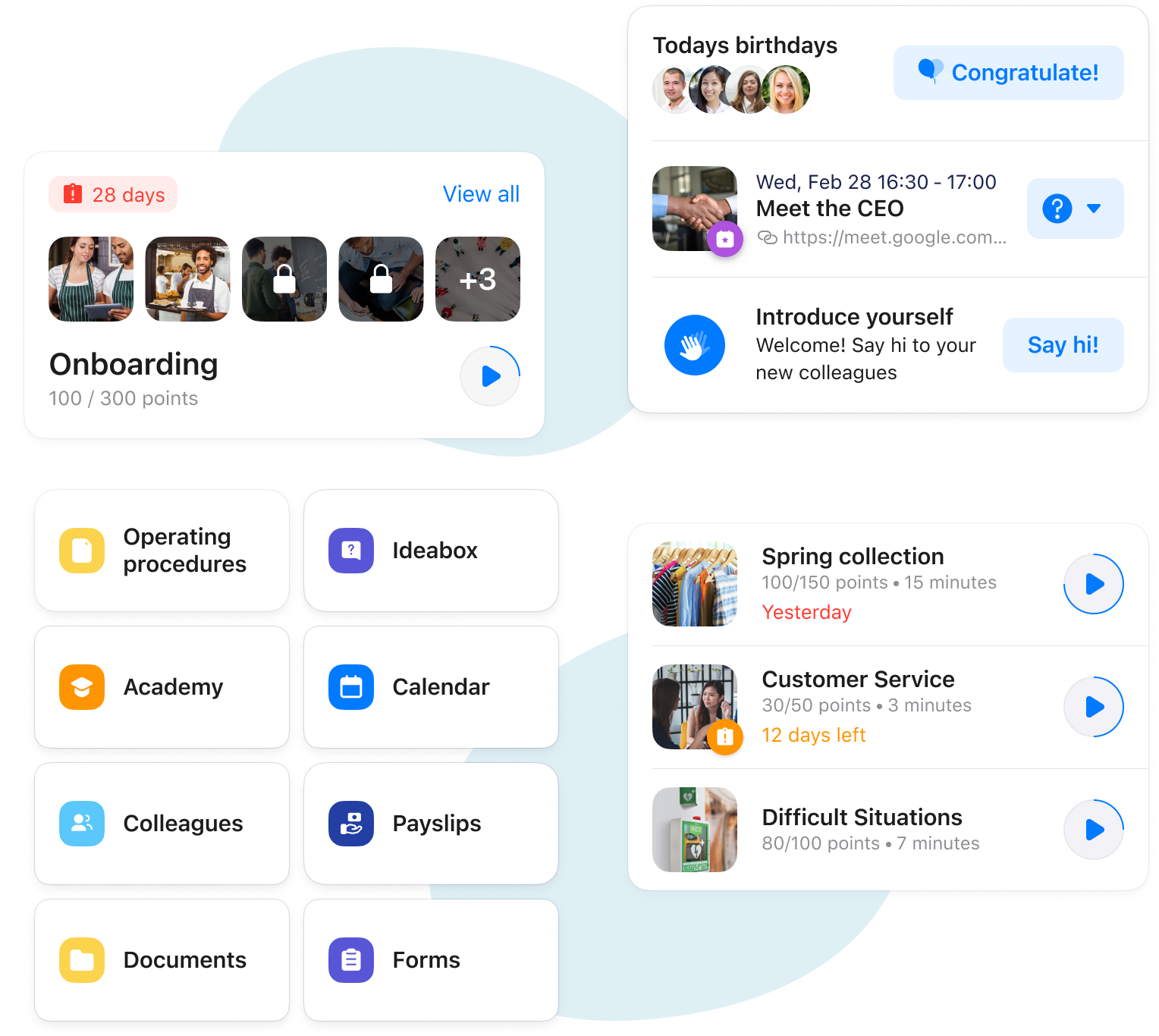 Employee Communication App for Non-desk Employees | Oneteam