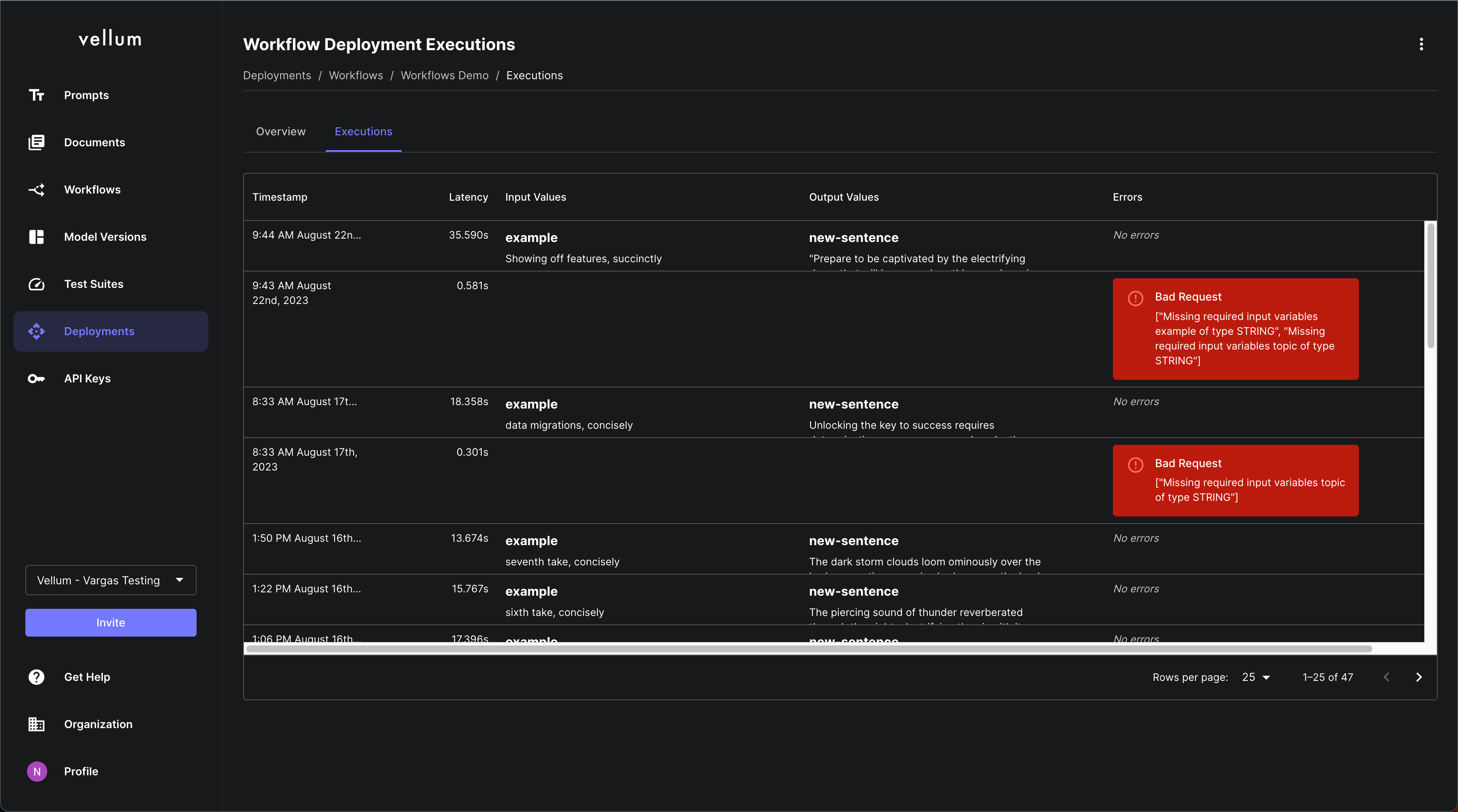 Vellum Product Update | September 2023