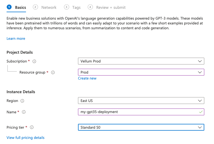 Setting Up an OpenAI Model on Microsoft Azure