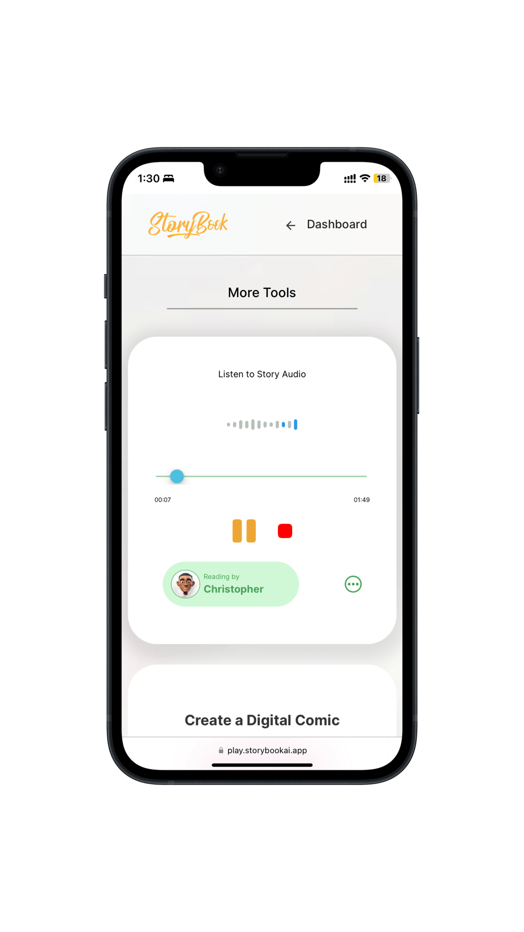 Create Audiobooks with AI-Generated Audio | StoryBook AI