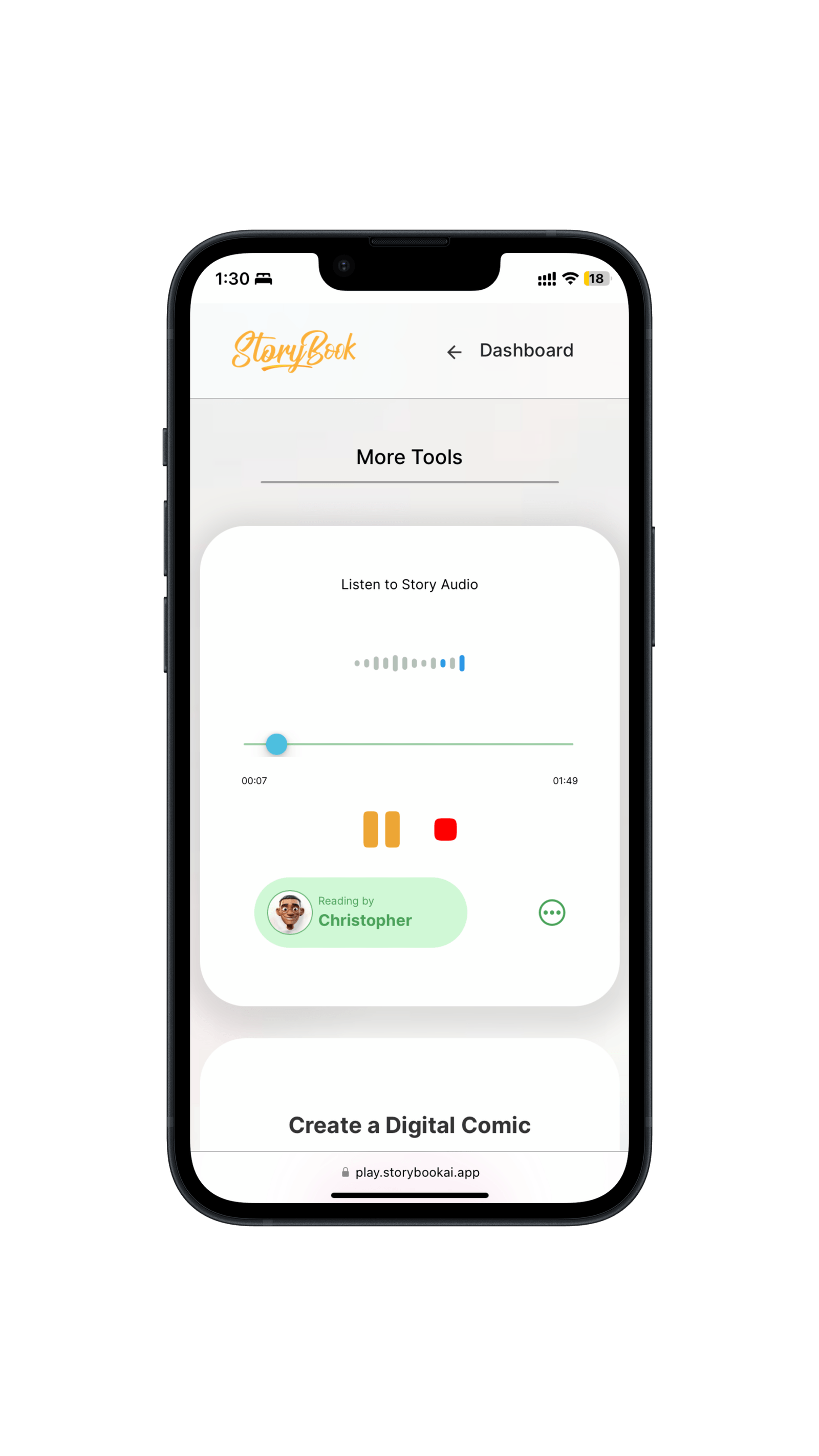 Create Audiobooks with AI-Generated Audio | StoryBook AI