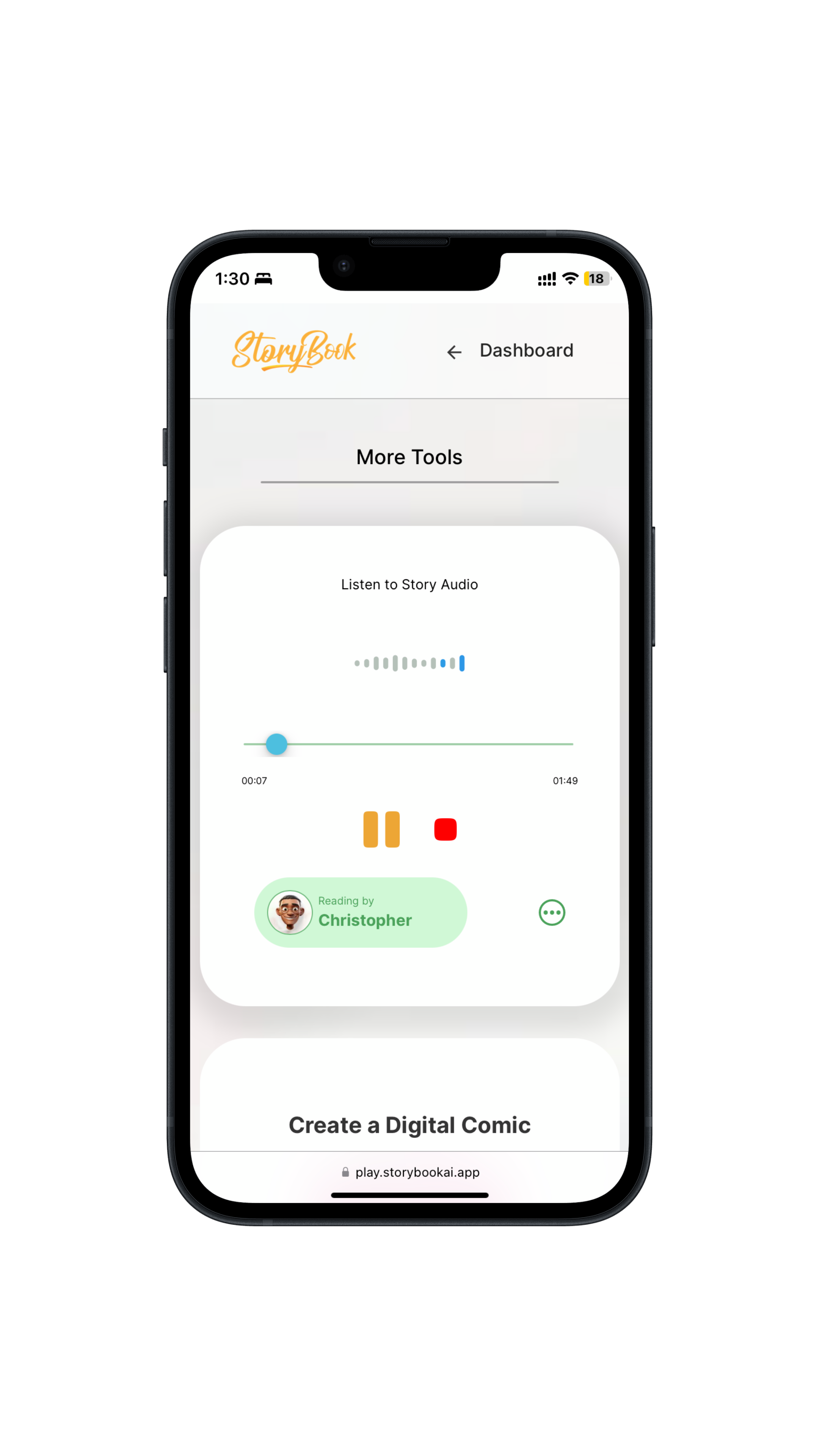 Create Audiobooks with AI-Generated Audio | StoryBook AI