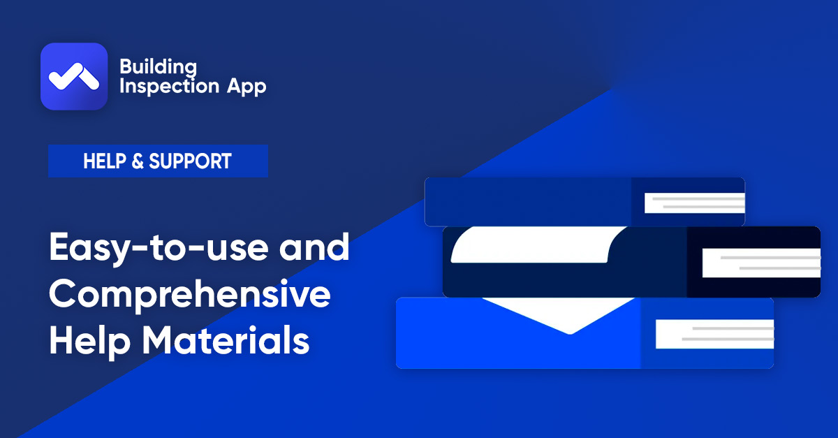 Help & Support | Building Inspection App