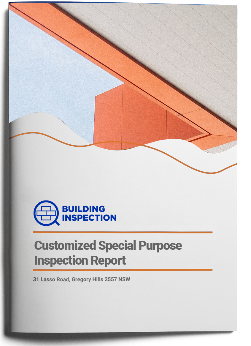 Customized Special Purpose Inspection Report - Building Inspection App