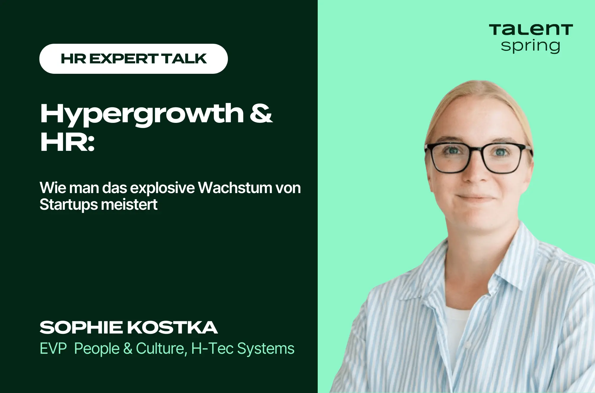 Talentspring | Expert Talk mit Sophie Kostka