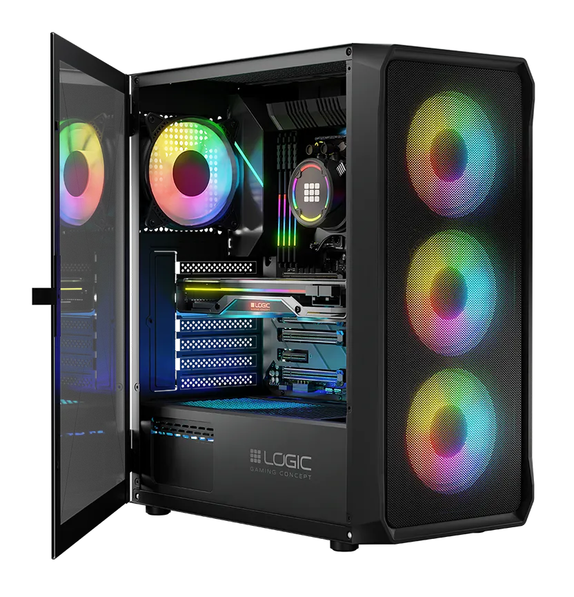 Portos ARGB Midi Black - Logic Concept