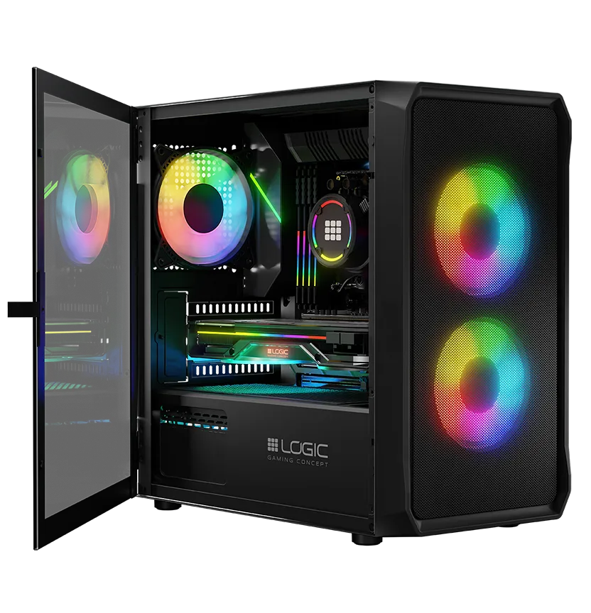 Portos ARGB Mini Black - Logic Concept