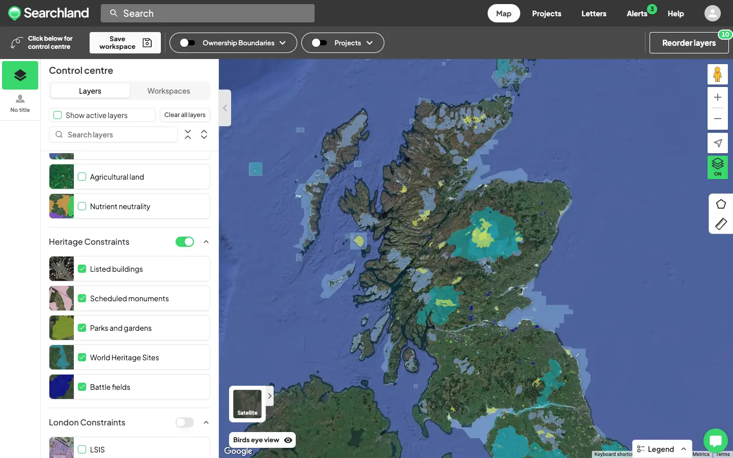 New data: Scotland insights in Searchland