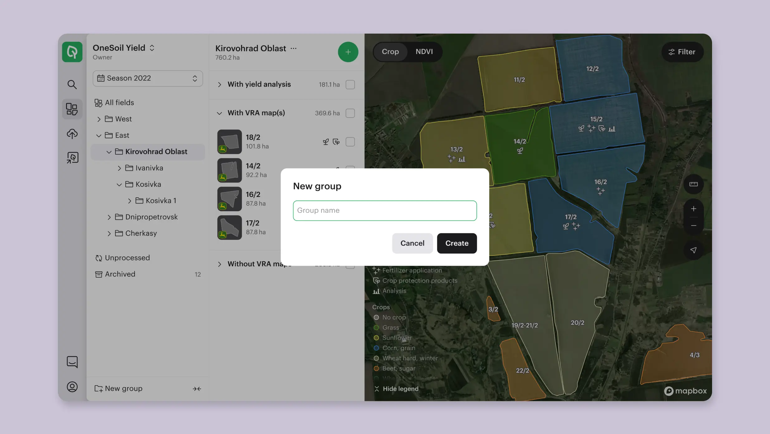 Upcoming Features & Latest Updates | OneSoil Platform