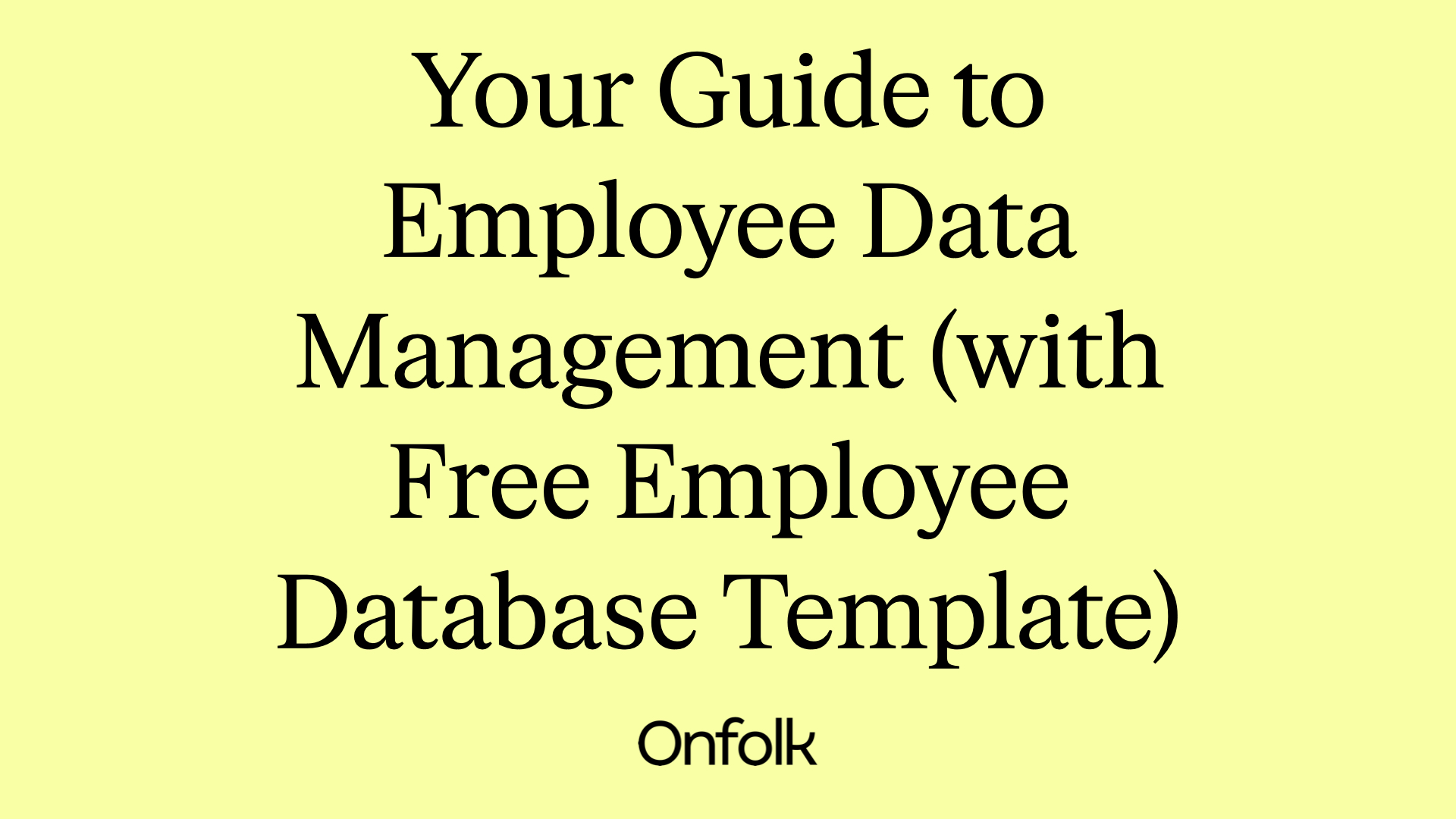 Employee Database Form Pdf at Layla Helms blog