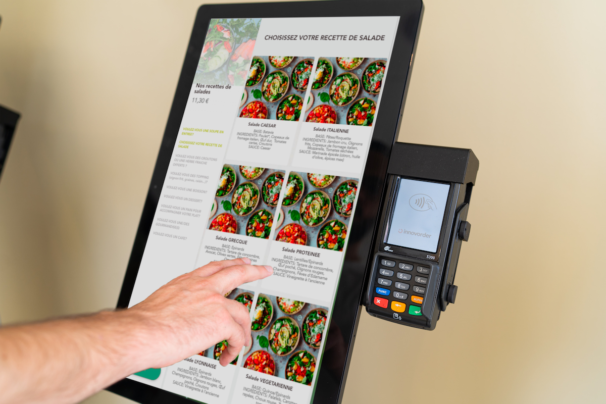 How much does a fast-food ordering station cost?