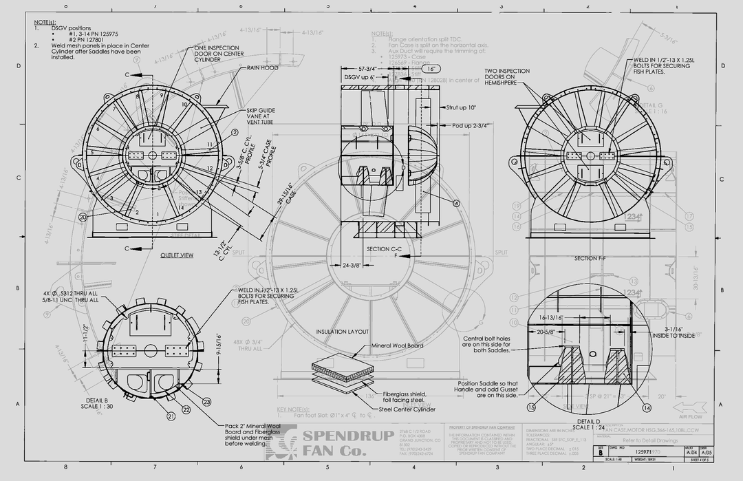Custom Vane Axial Ventilation Solutions | Spendrup Fan CO