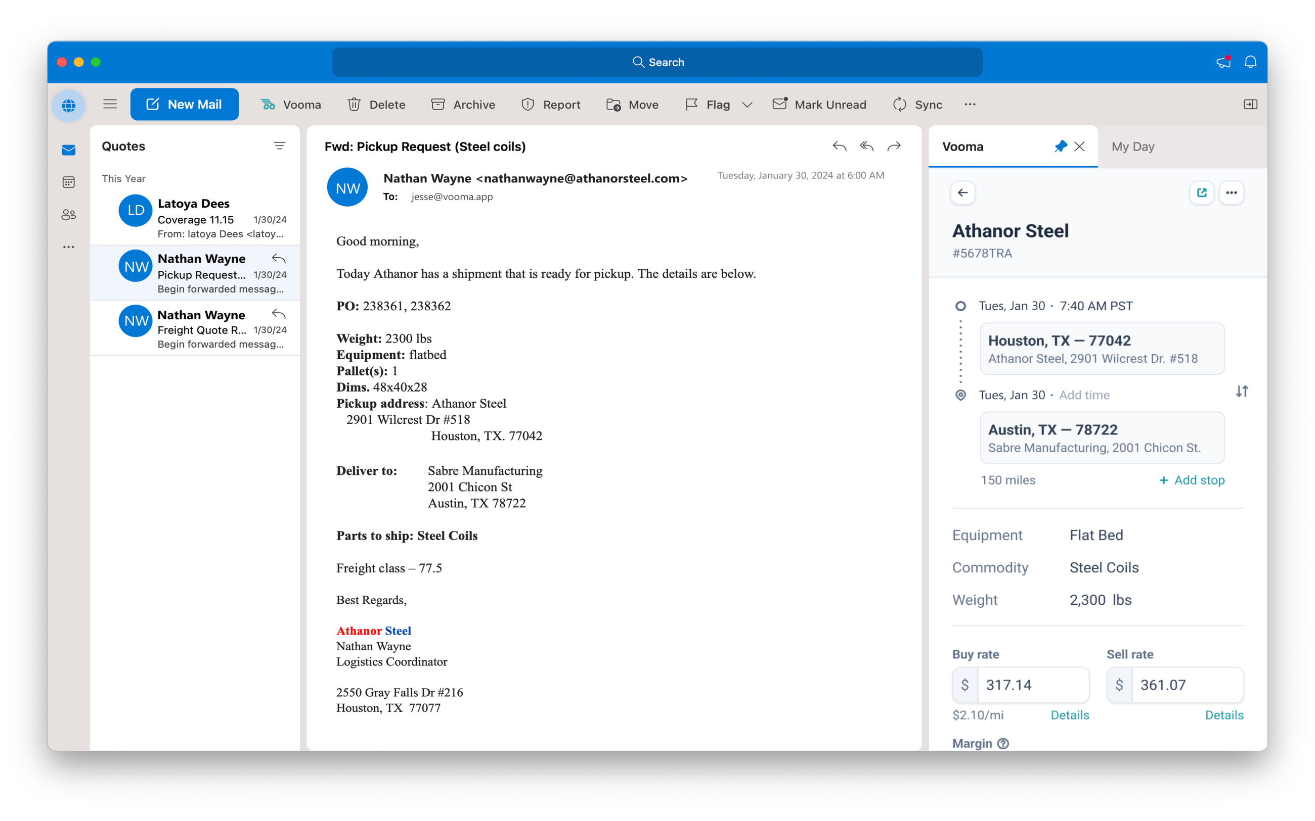 Vooma - Automated Order Entry