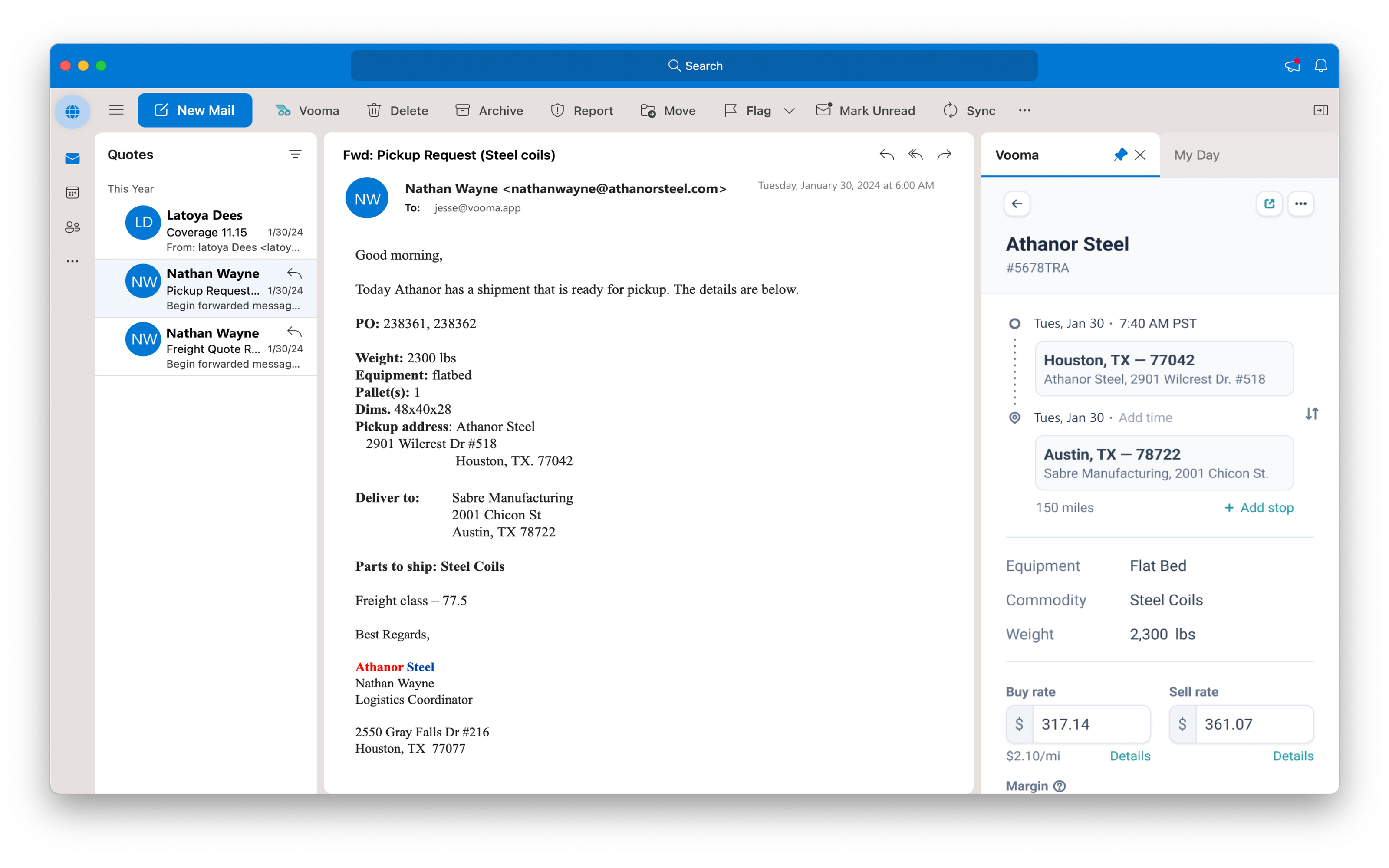 Vooma - Automated Order Entry