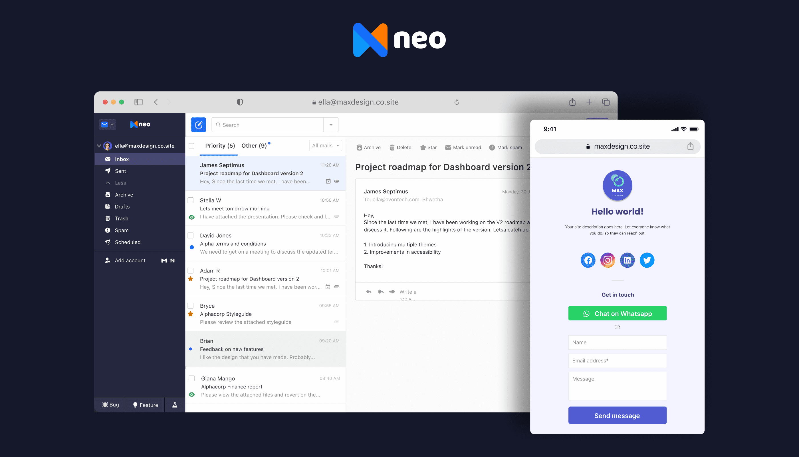 The Complete Guide to Every Feature in Neo Business Email and Marketing ...