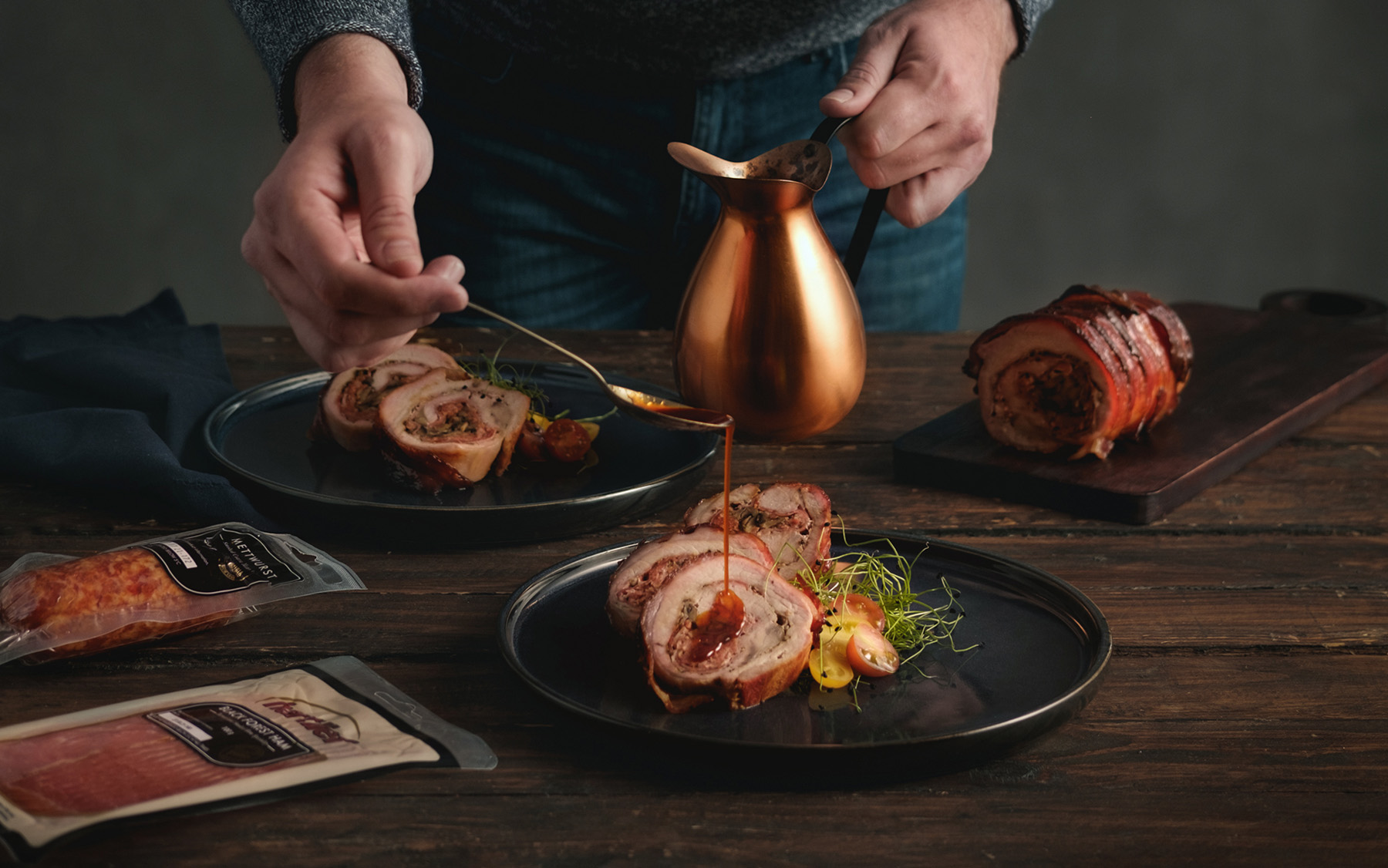 Pork Tenderloin Roulade : Delicious Hartlief Recipe