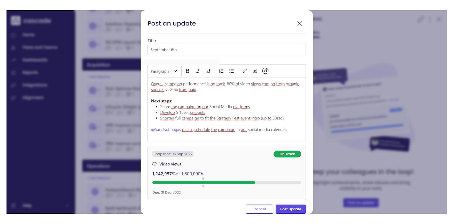 The Right Way To Set Team Goals