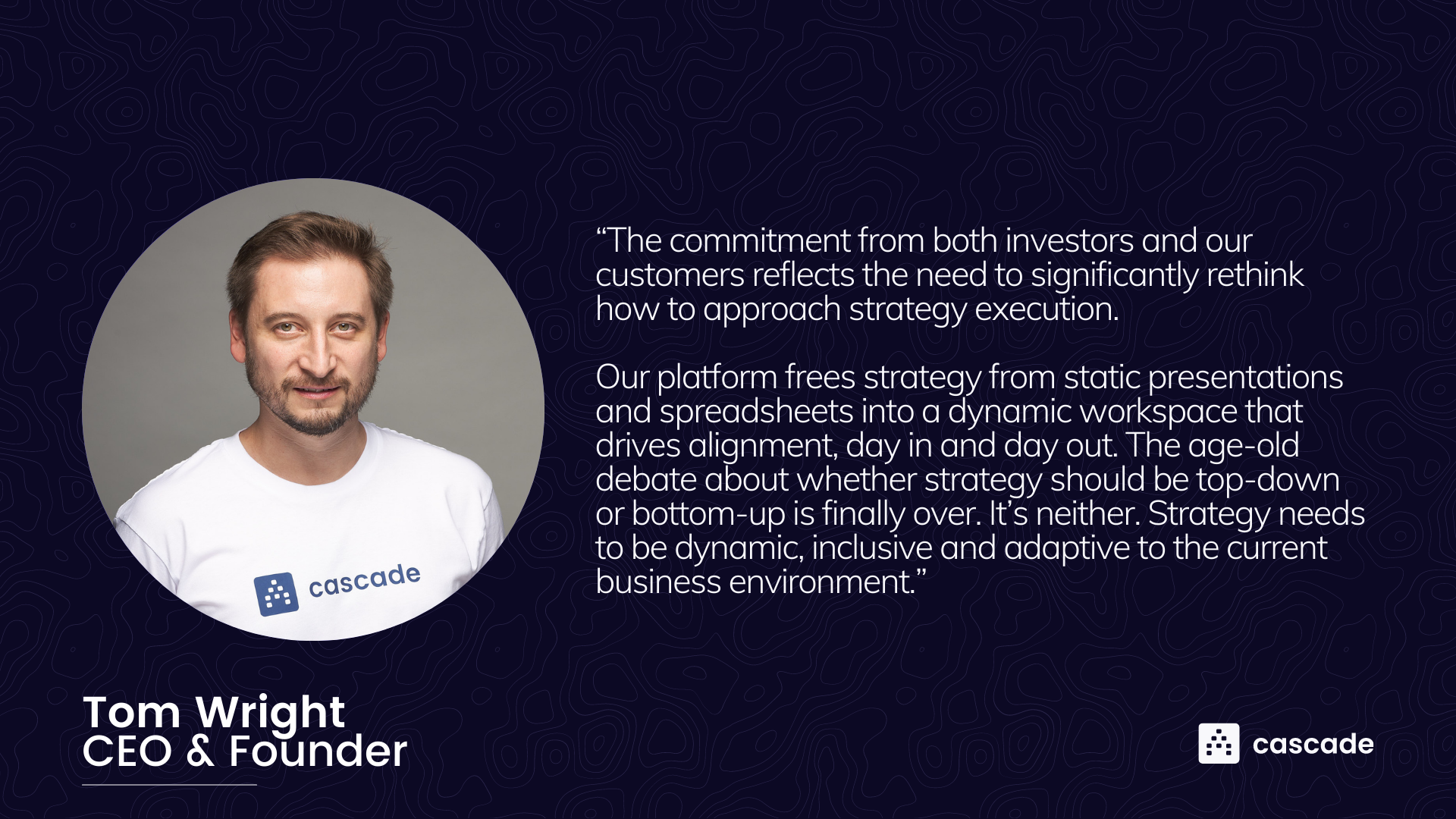 We raised $40M Series A to get strategy out of boardrooms