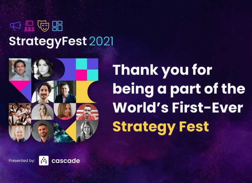 Strategy Fest 2021 Recap- The 6 Themes of Strategy!