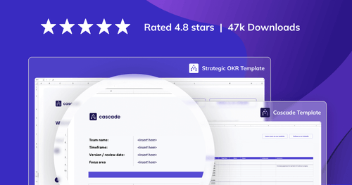 Free OKR Template in Excel
