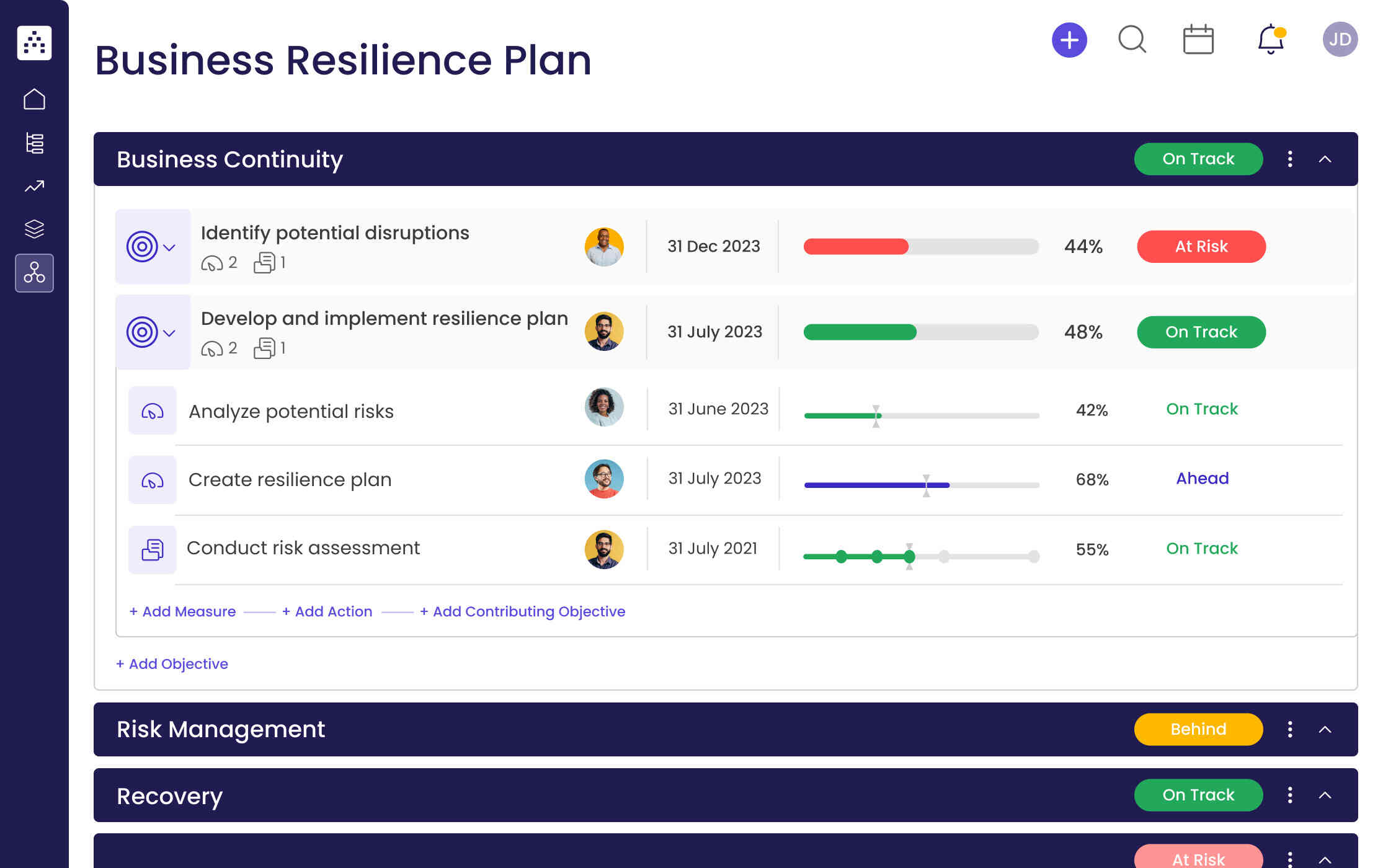 Business Resilience Plan Template