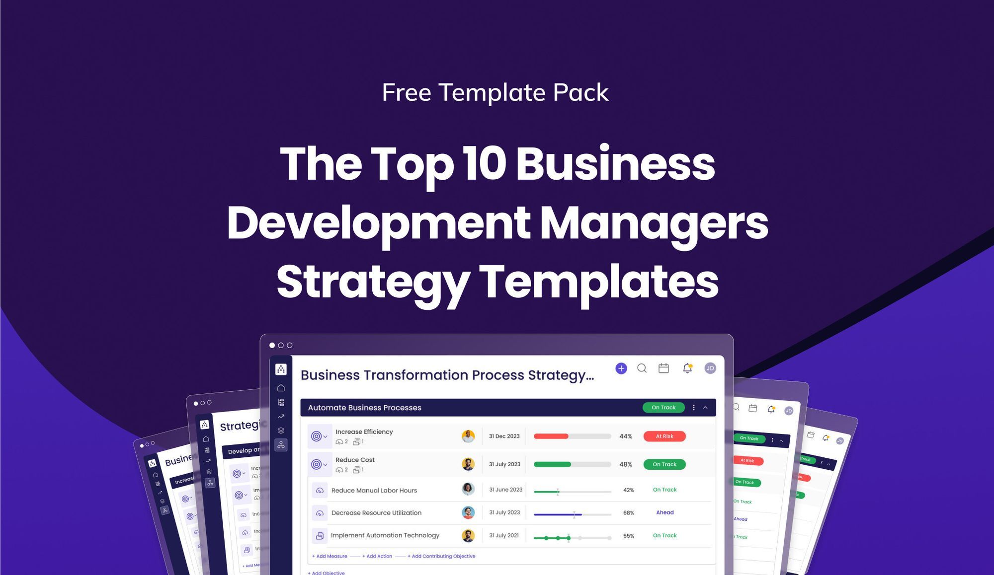 The Top 10 Business Development Managers Strategy Templates