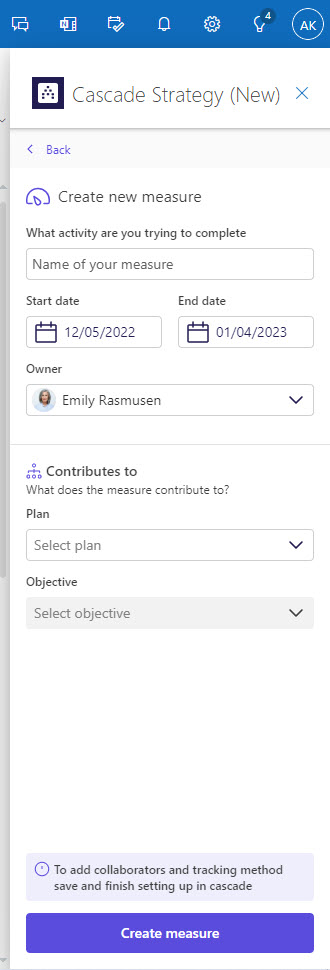 Integrate Cascade and Outlook