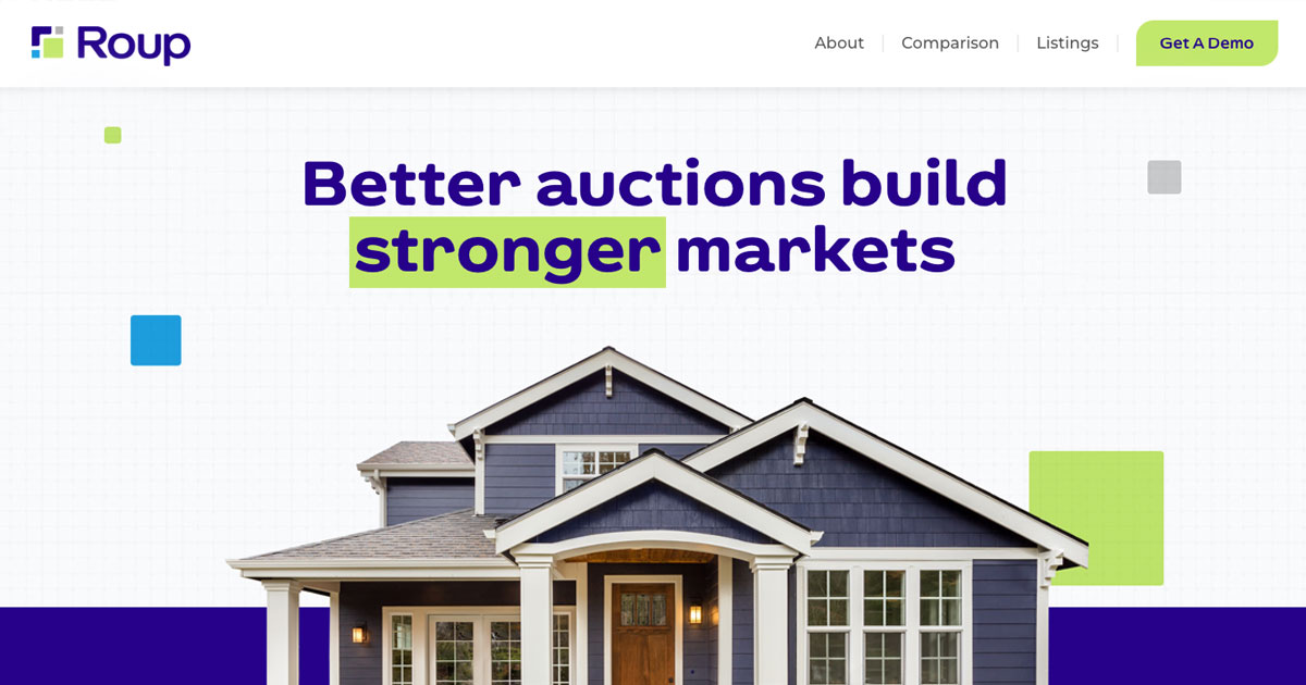 Roup – White Label Real Estate Auction Platform
