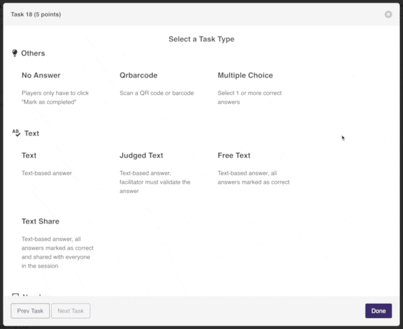 How to use the "Object Recognition" type task - PlayTours