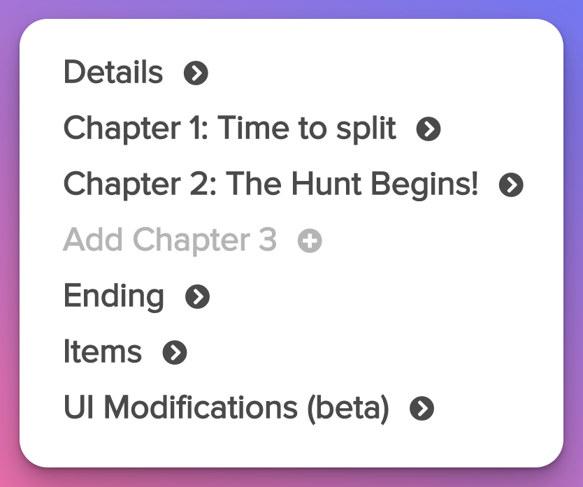 Using PlayTours' Chapter-Task-Point System - PlayTours