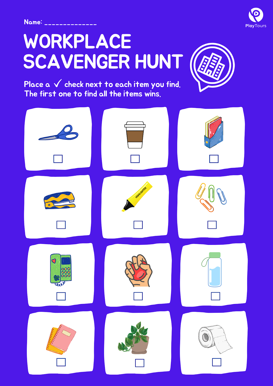 The Ultimate Guide of Office Scavenger Hunt With Printable Game ...