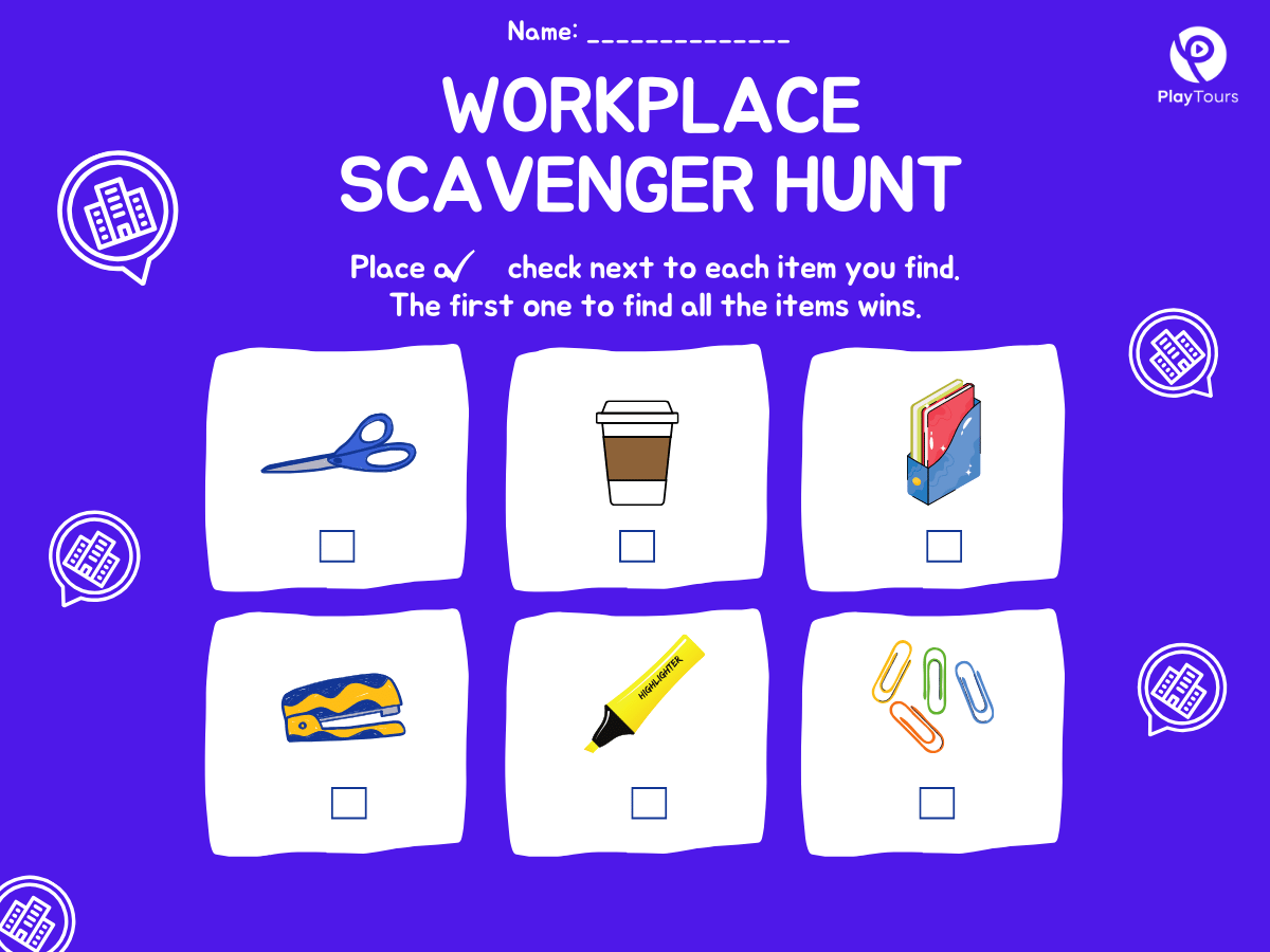 The Ultimate Guide of Office Scavenger Hunt With Printable Game ...