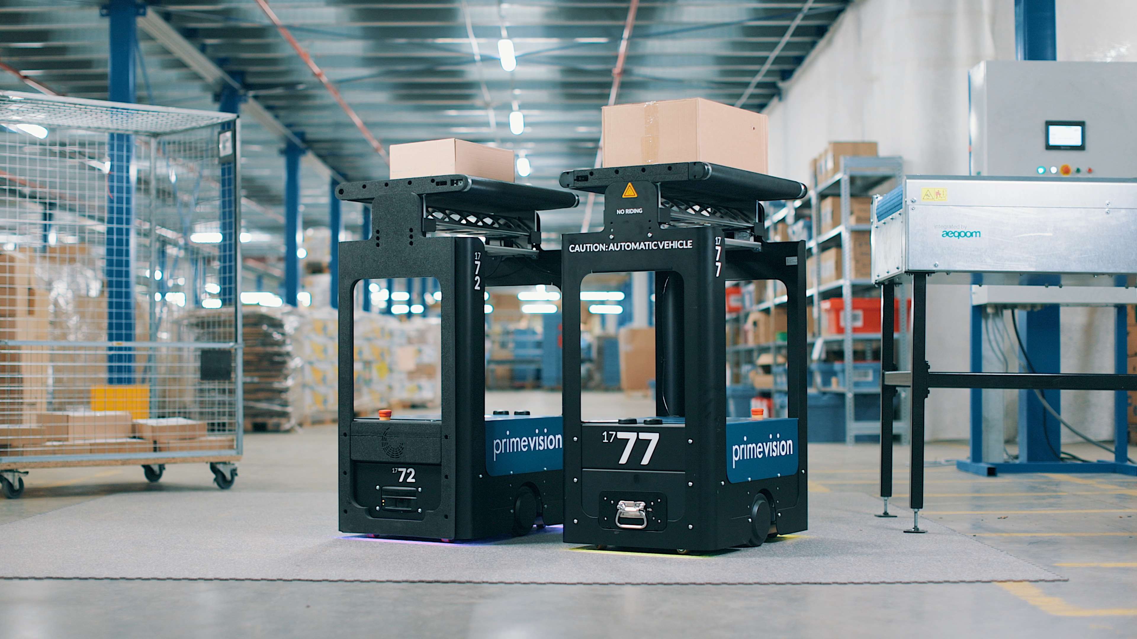 Parcel sorting and distributing cages and pallets. What can autonomous ...