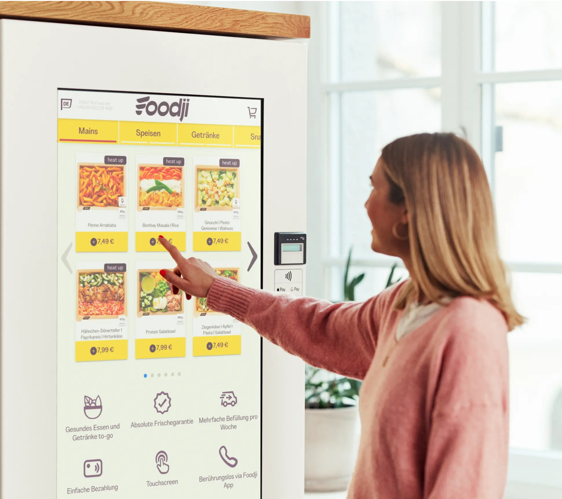 Foodji | Einkauf über App und Screen