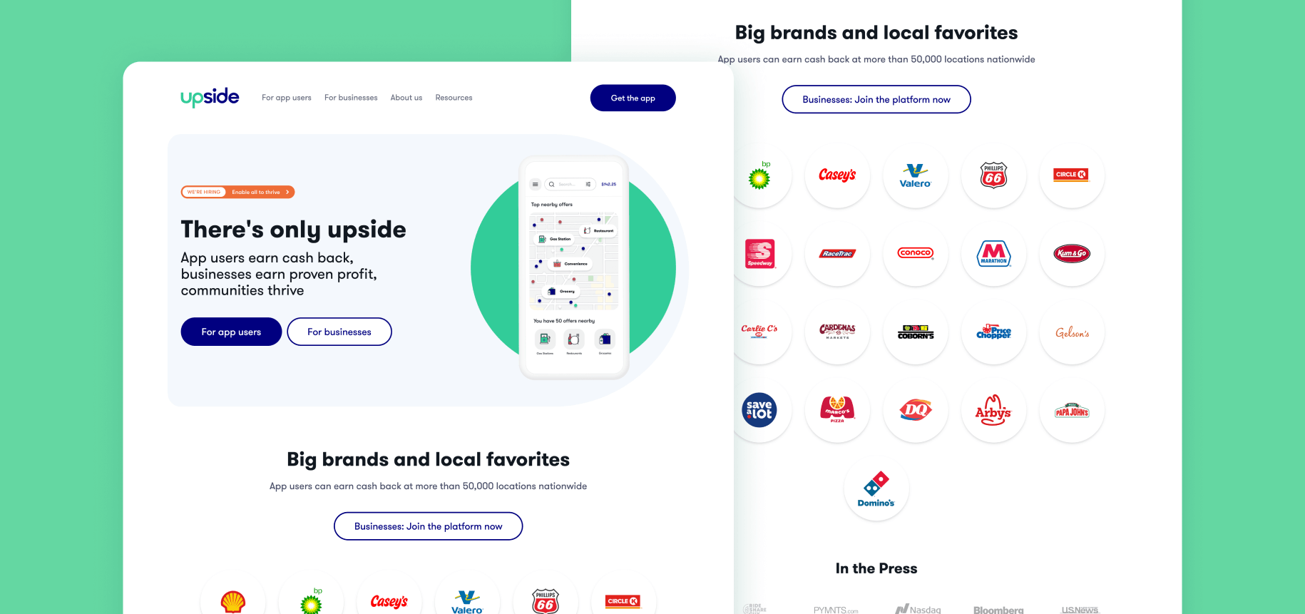 Upside - Portfolio | BRIX Agency