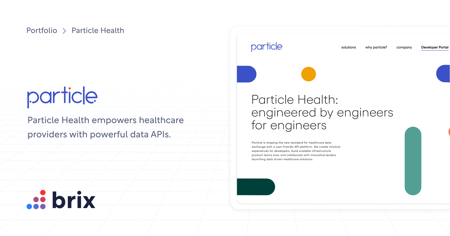 Particle Health - Portfolio | BRIX Agency